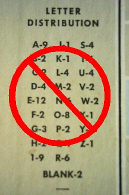 Scrabble thoughts; vocabulary-based Scrabble; Scrabble II.